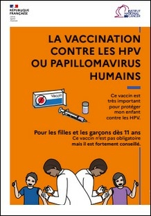 Cespharm - Vaccination contre les HPV - Dépliant accessible à tous