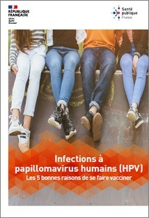 Cespharm - Infections à HPV : les 5 bonnes raisons pour se faire vacciner - brochure